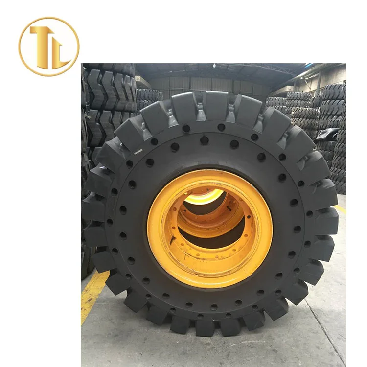 Solid Loader Tire Wholesale Solid Tires 23.5-25 17.5-25 Long Service ...
