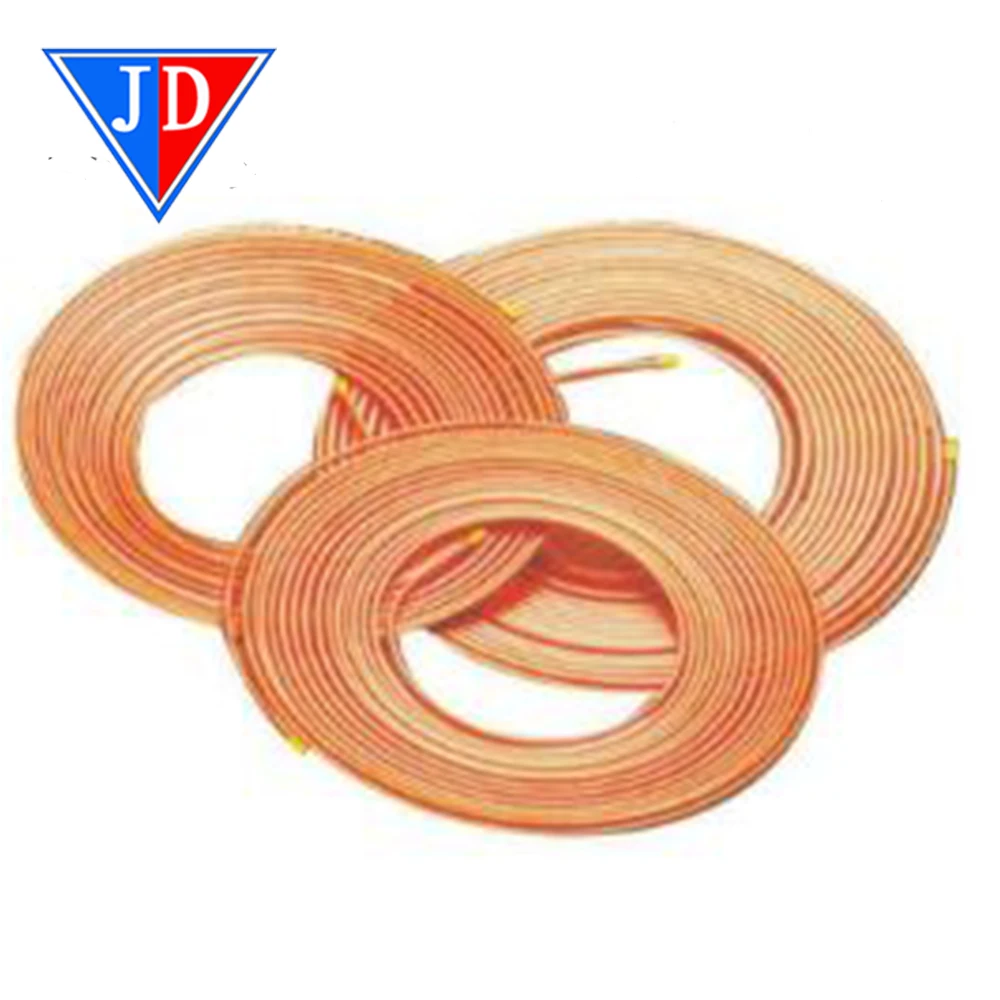 Extrusion Process Pancake Copper Pipe For Refrigeration - Buy Pancake ...