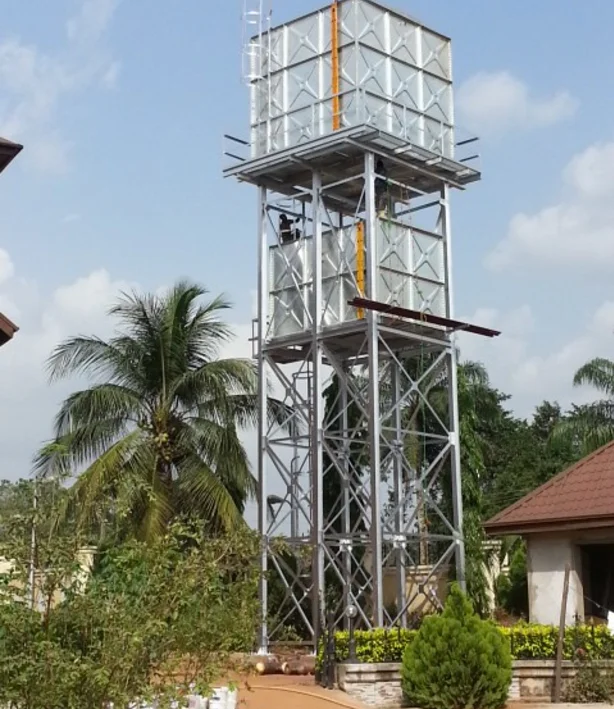 Modular Sectional Elevated Steel Tower Water Reservoir