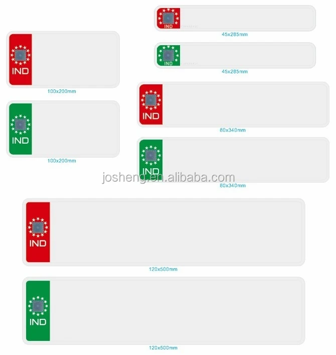 JOSHENG Sublimation Blank Flat License Plate - Aluminum