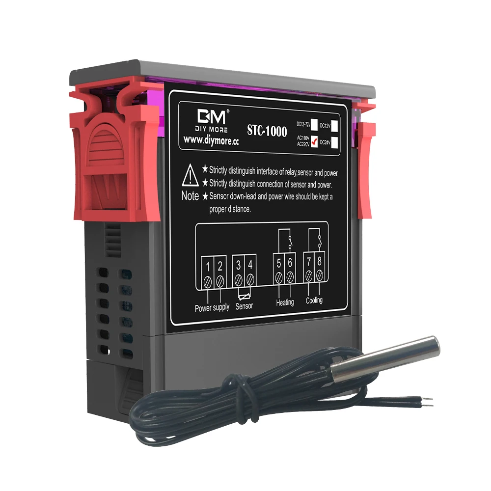 Aquarium Temperature Controller 110v 220v Incubator Thermostat Cooling ...