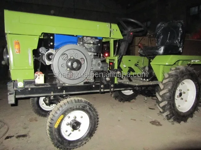 12hp Mini Tractor With Swivel Cultivator Plow Cutter,Trailer - Buy Mini ...
