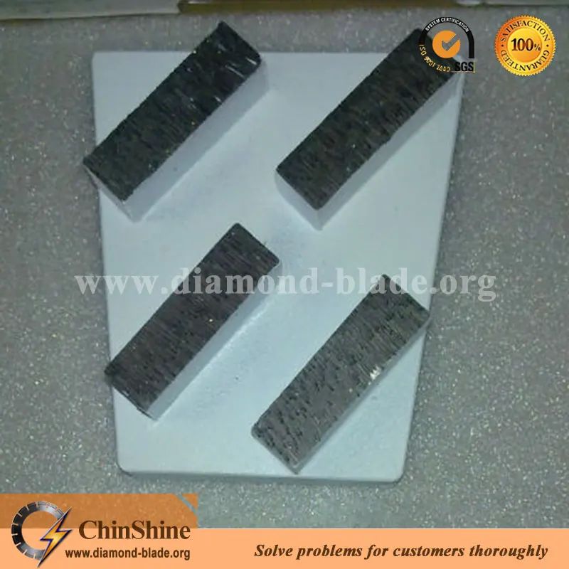 4 Segment Diamond Grinding Wedge Block for Concrete Floors