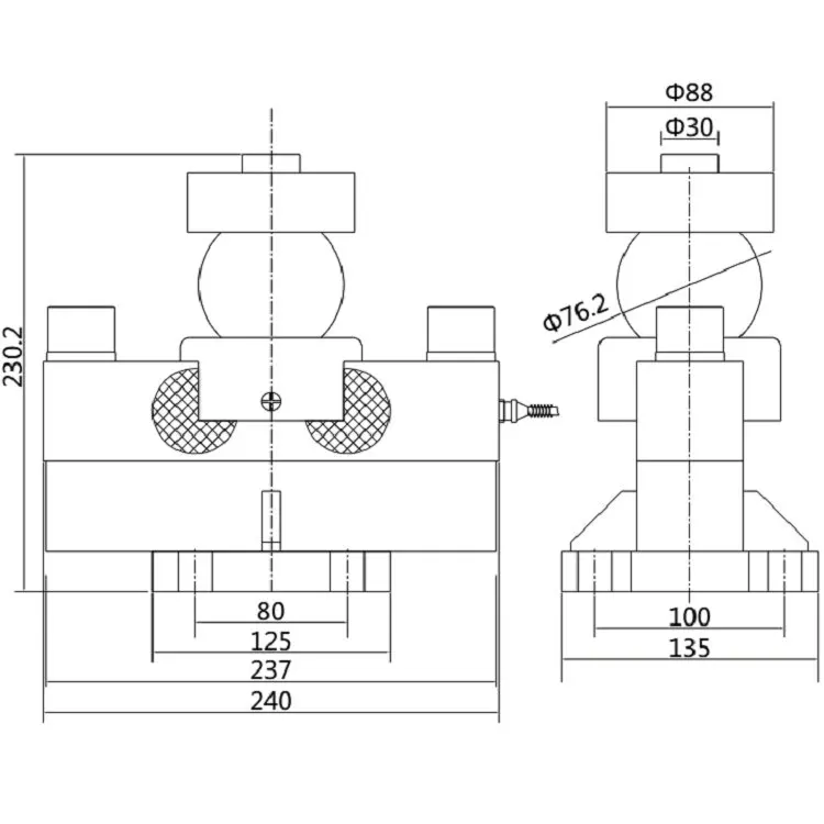 Lct Shear Beam Load Cell Strain Gauge Rohs Floor Scales Stable Trunk ...