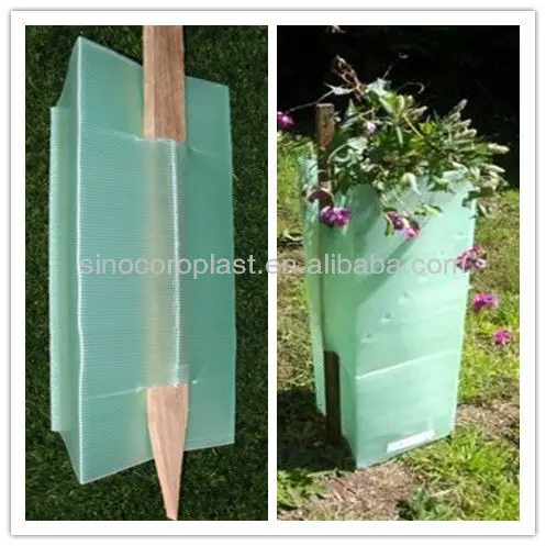 PP Corrugated Plastic Tree Tube Corflute Tree Guard| Alibaba.com