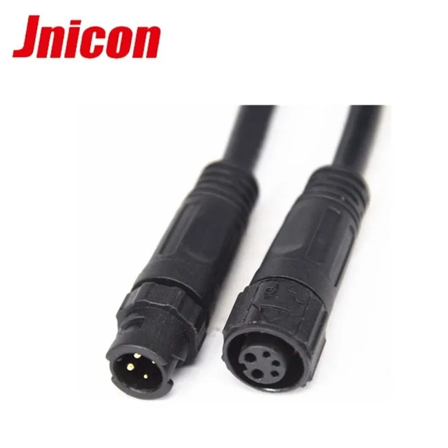 Jnicon M12 2 Pin Circular Waterproof Ip68 Industrial Electrical ...