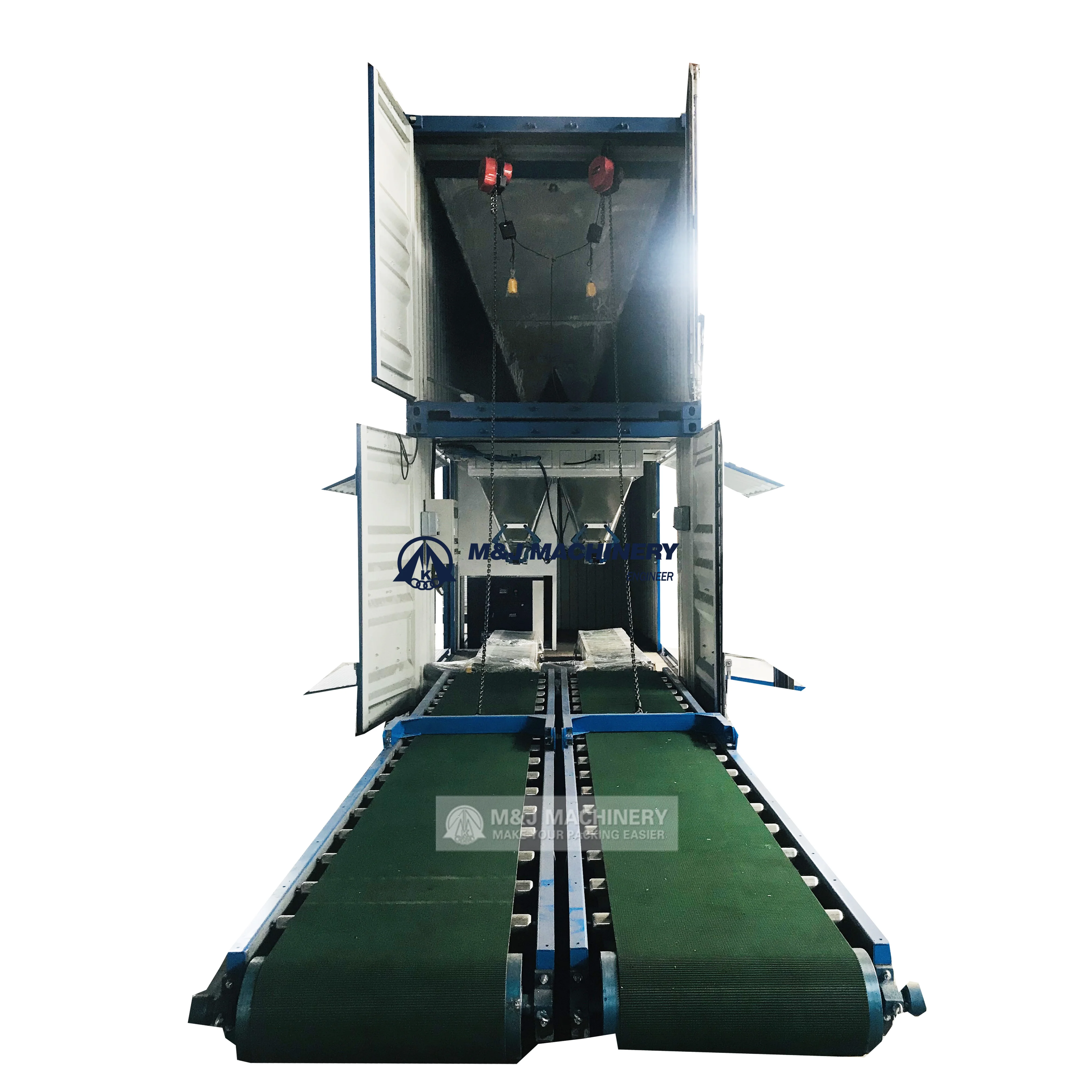 Containerized Mobile Weighing and Bagging Machine System