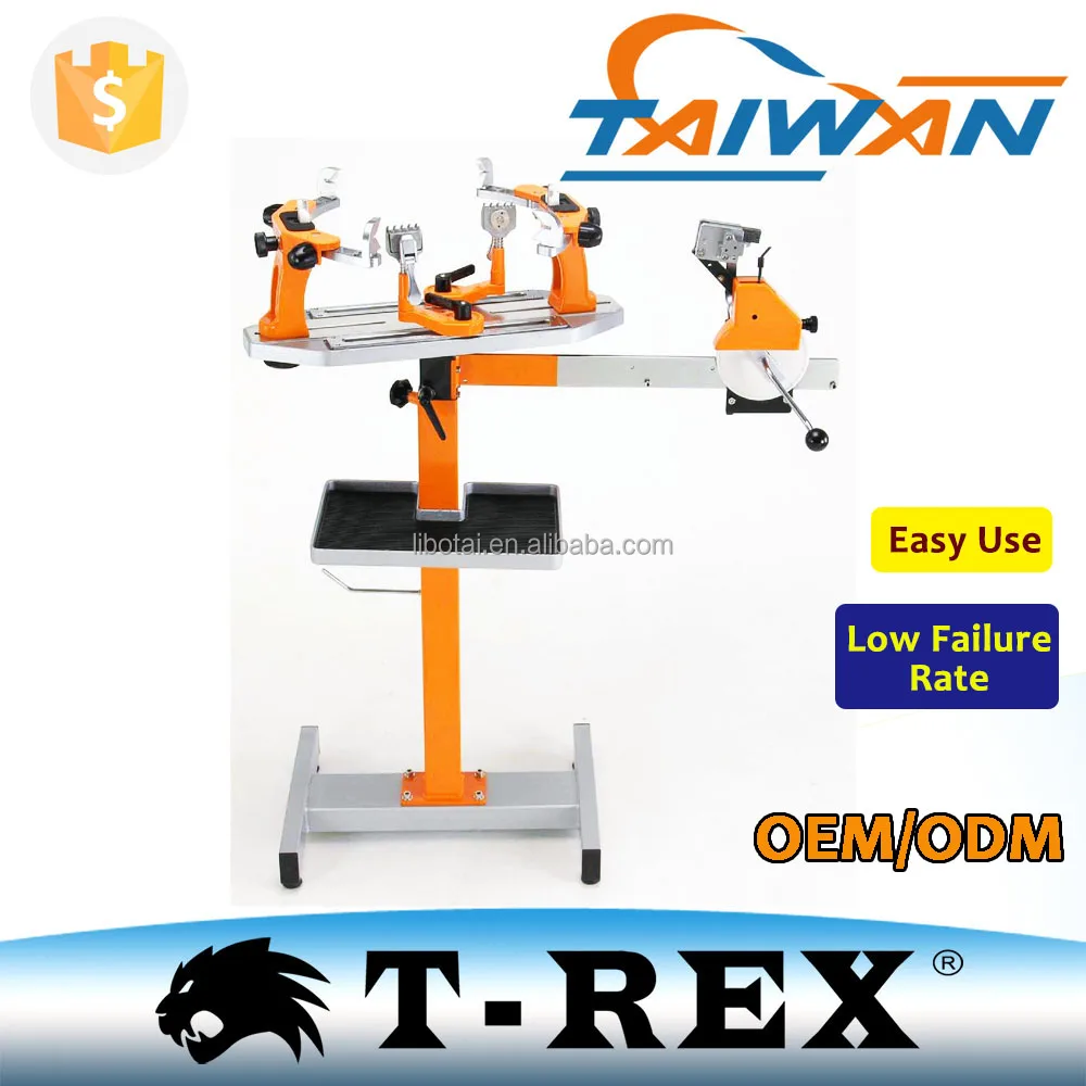 Taiwan advanced tennis and badminton racket vertical stringing machine ...