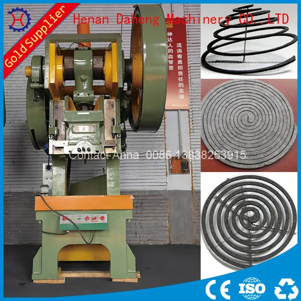 China Professional Factory Mosquito Coil Stamping Machine - Buy ...