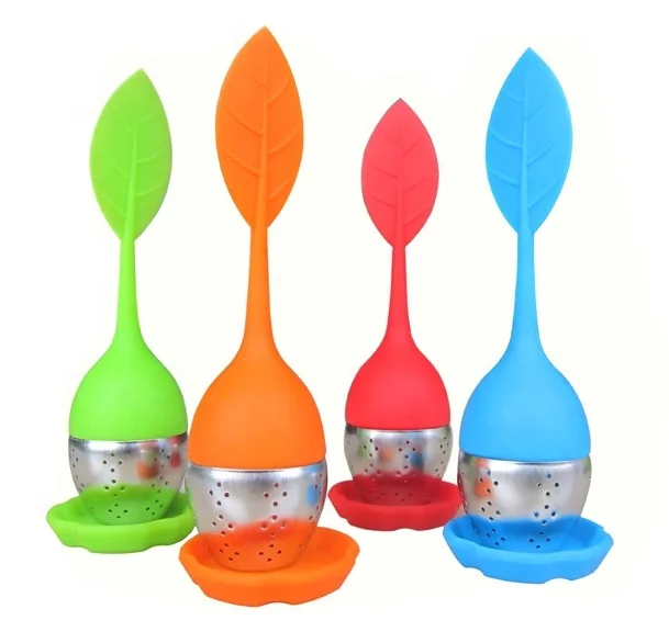 Usse Food Grade Cute Leaf Shape Silicone Tea Infuser,Silicone Tea ...
