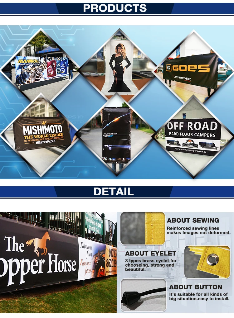 18oz Heavy Duty PVC Banner - Custom UV Protection & Waterproof