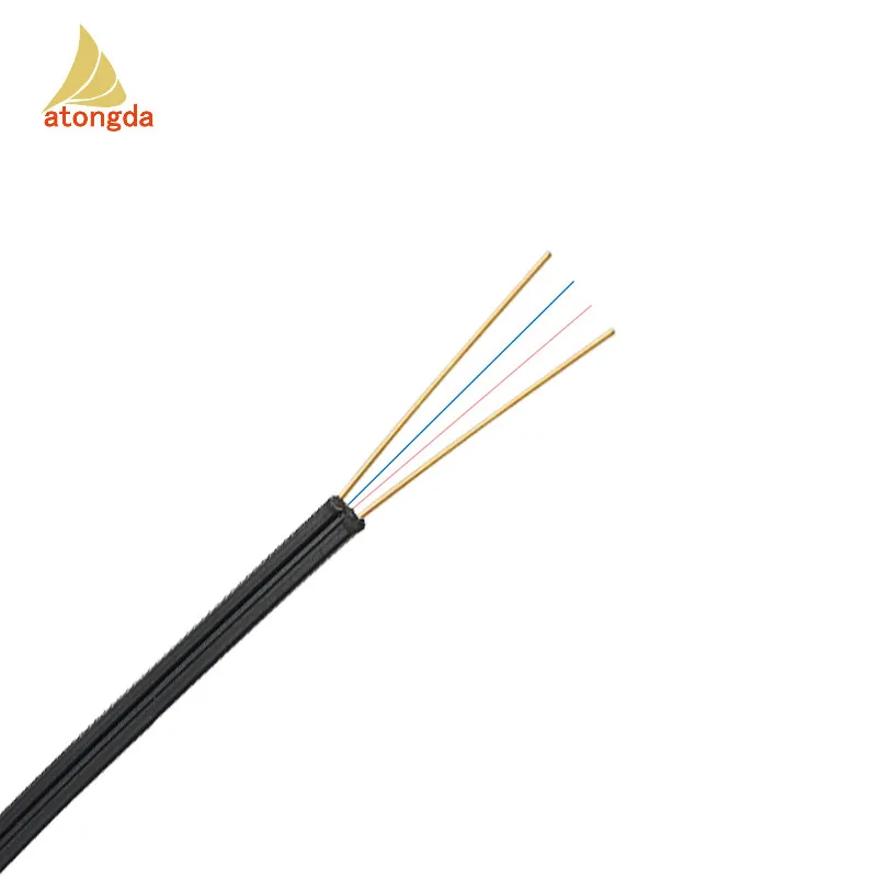 Gpon Epon Ftth Drop Wire Fiber Cable Outdoor Cable 1 2 Core G657a2 Two ...