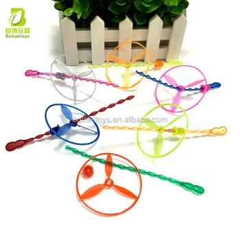 Kids Outdoor Toy Flying Saucer Fly Disc Pull String Spinning Toys - Buy ...