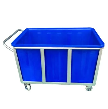 400kg Economy Blue Plastic Laundry Poly Box Trucks For Heavy Duty ...