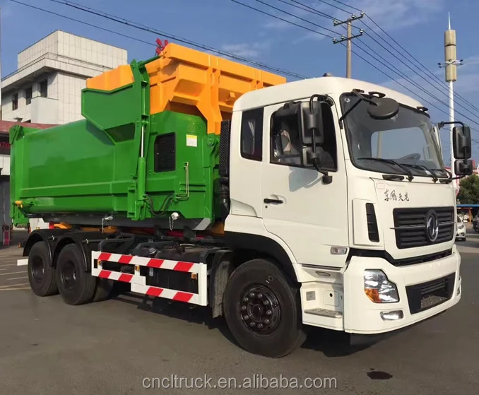 16000Liters 15 M3 Hanging Waste Bins Compression Station With Hook Lift ...