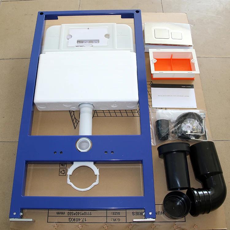 Plastic Hidden Water Tank Floor Standing Concealed Cistern For Bathroom ...