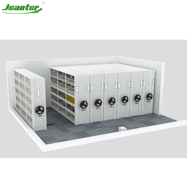 Library Compact Moving Shelves heavy duty warehouse shelving system ...