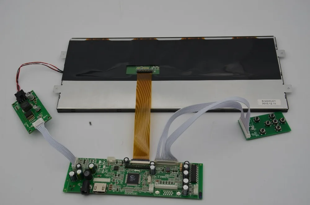 Leehon 12.3 Inch 1920x720 Tft Lcd Bar Display Lh123wu01 12.3" Ultra ...