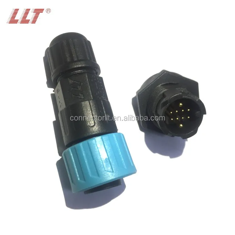 LLT M16 2+6 pin 2+8 pin Application on led industry waterproof connector