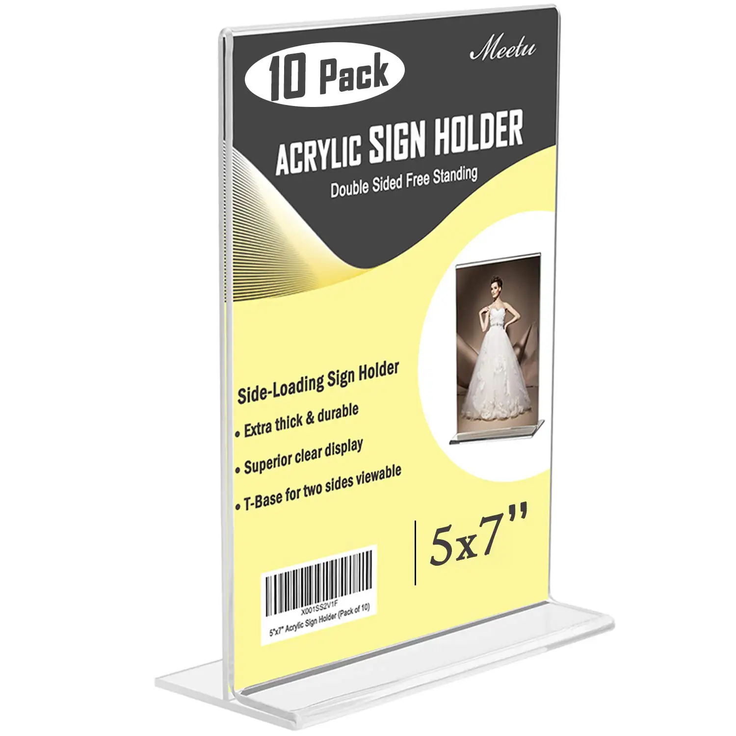 Acrylic Table Card A4 Table Sign Table Card Standing Double-sided Price ...