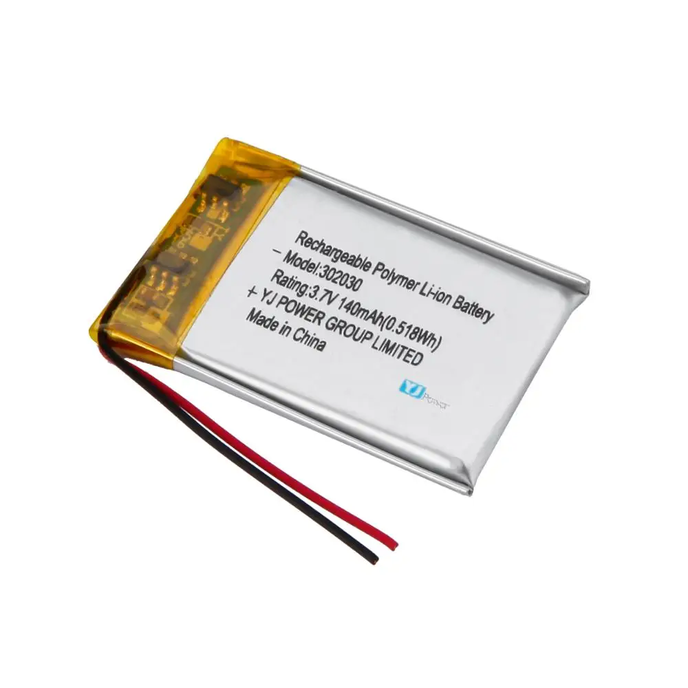 Small Lipo 302030 3.7v 100mah 200mah 300mah 400mah Rechargeable Lithium ...