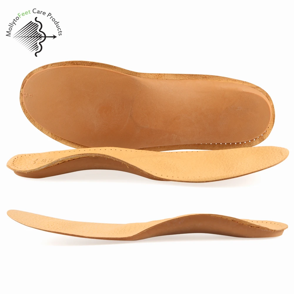 Orthotic Leather Insoles For Shoes Orthopedic Arch Support Insoles For ...