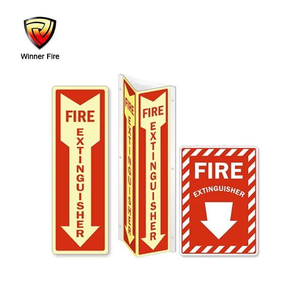 Fire Extinguisher Sign Safety Sign With Luminous Powder Coating - Buy ...