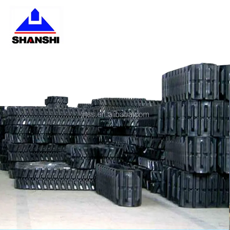 450mm Bolt-on Rubber Pads for Yanmar Excavators VIO70-VIO85
