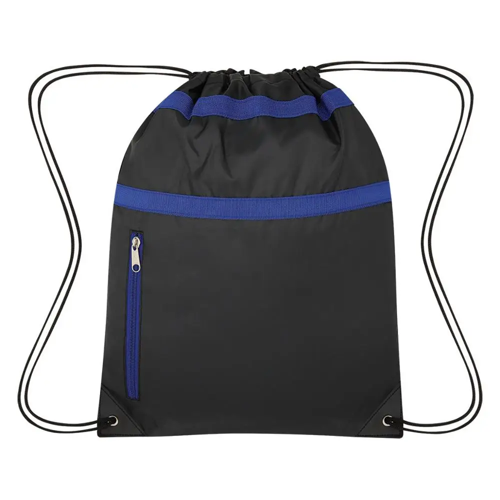 Five Colors Option Trinity Sports Pack 210d Polyester Drawstring Bag ...