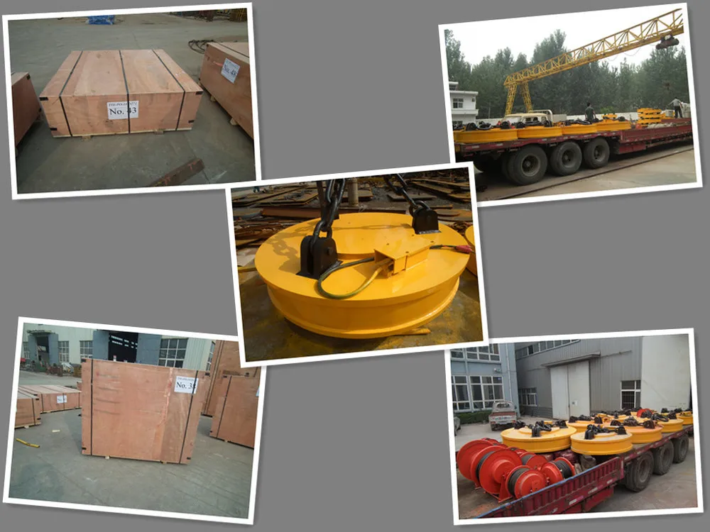 Circular Electro Lifting Magnet 300kg 500kg Lifting Magnet For Lifting ...