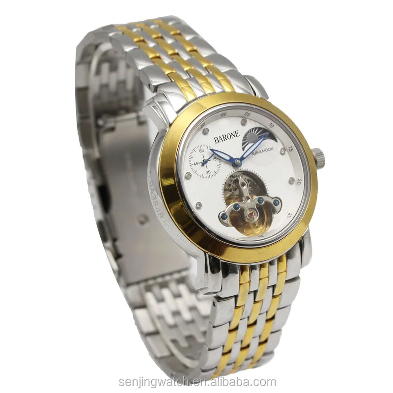 Luxury Branding Watch Types Moonphase Tourbillon Caliber Private Label ...