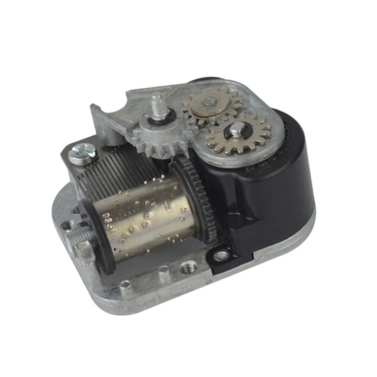 18 Note Music Box Movement with Center Rotating Shaft