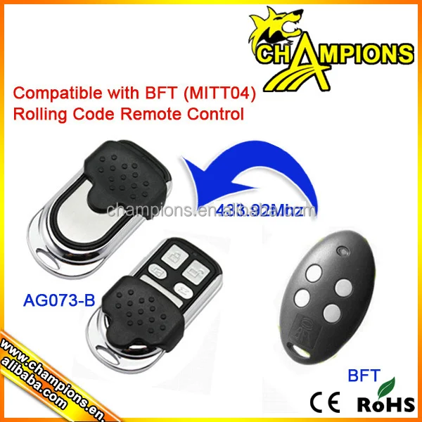 Compatible con BFT rolling code control remoto MITT04 AG-073B| Alibaba.com