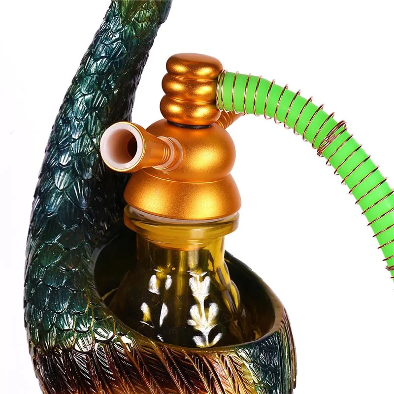 Durable Peacock Shisha Animal Hookah Big Narguile Lounge Furniture ...