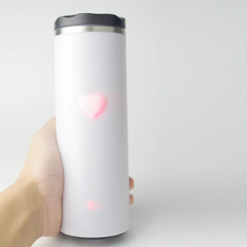 Smart Water Bottle Rechargeable Water Bottle Glowing Thermos Trace ...
