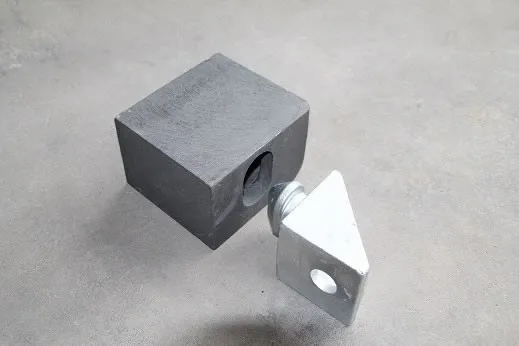 ISO Galvanized Bottom Corner Cargo Container Side Twist Lock