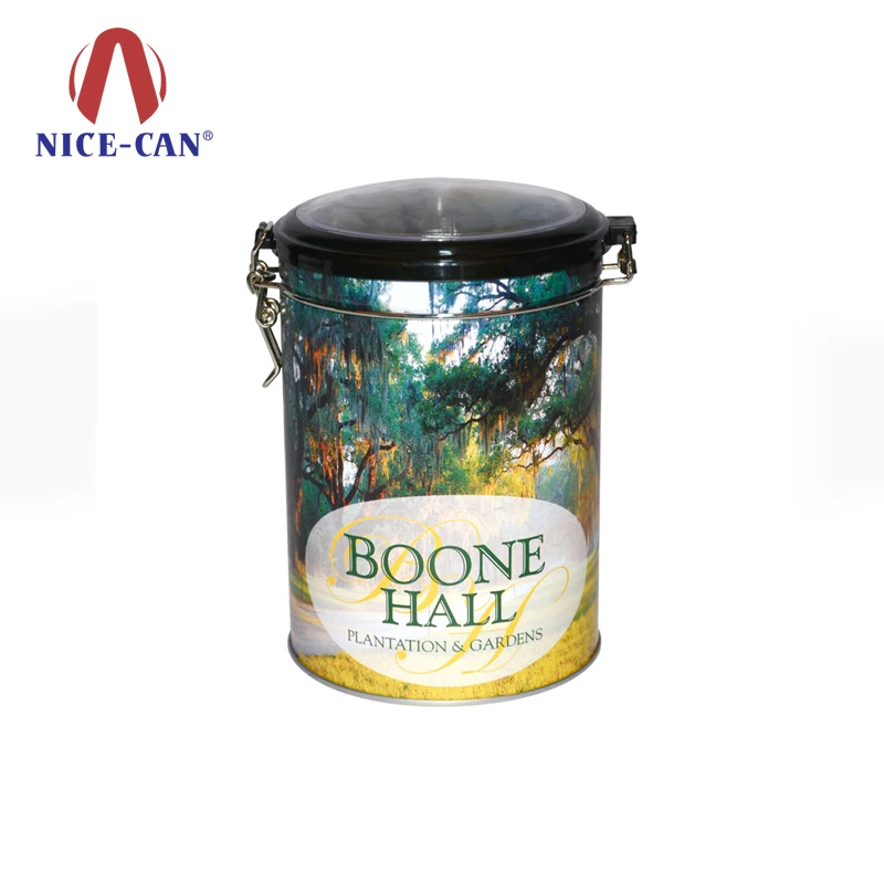 Nice-can Eco-friendly Tin Coffee Can Air Tight Tin Cylinder Coffee ...