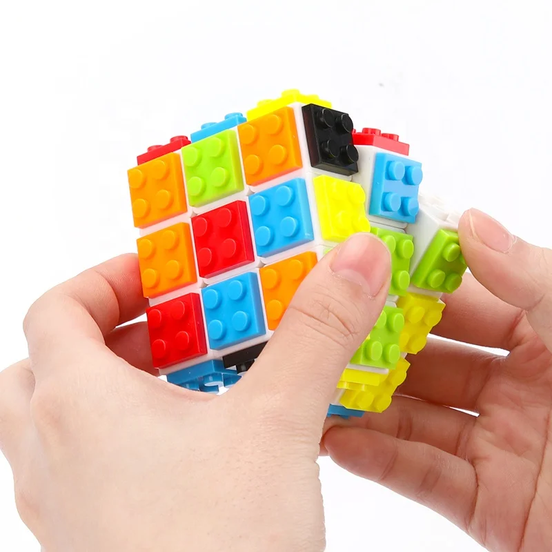 Educational Diy Anti Stress Building Blocks Activity Cube Toys - Buy ...