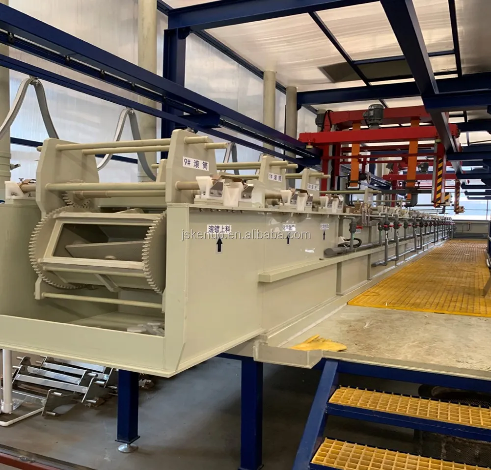 Automatic Galvanizing/zinc Barrel Electroplating Line Machine Equipment ...