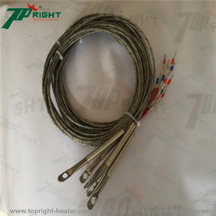 Temperature Sensor J Type Thermocouple Probe With Diameter 5mm Hole For ...