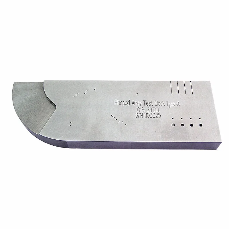 Mini Phased Array Calibration Standard NDT Test Block - 1018 Steel, 1.5 ...
