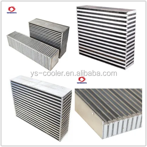 High-Accuracy Aluminium Bar Plate Fin radiator core oil radiator core ...