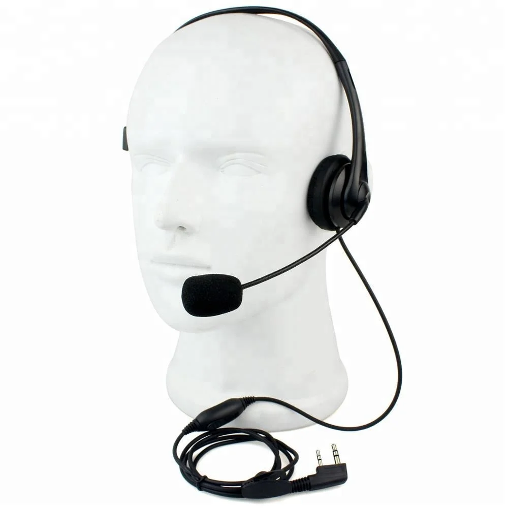 2 Pin Two Way Radio Headset Earpiece With Ptt Mic For Retevis H777 ...