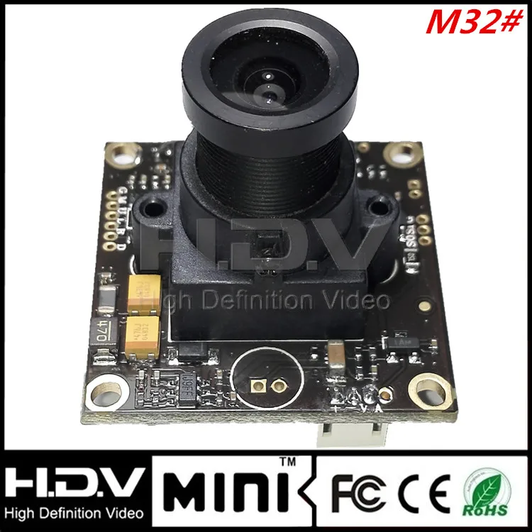 Effio-e 1/3" Sony Ccd 700tvl 32*32mm With Osd 0.001lux,3.6mm Board Lens ...