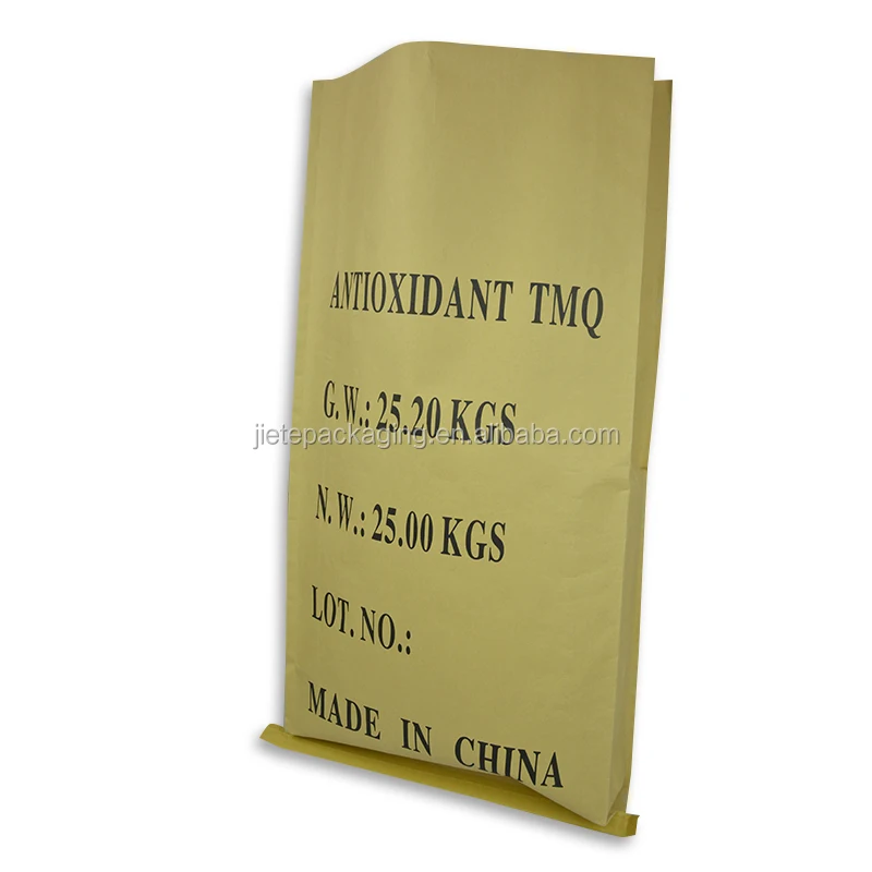 25kg Food Packaging Kraft Paper Laminated pp Woven Bag for Packing Sea ...