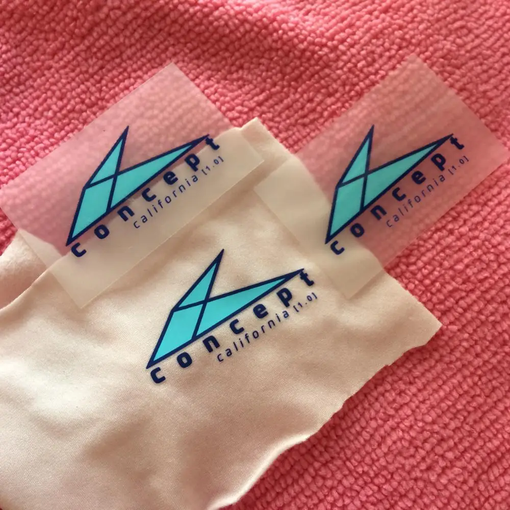 Custom Size Heat Transfer Neck Label,Colorful Design Heat Transfer Logo ...