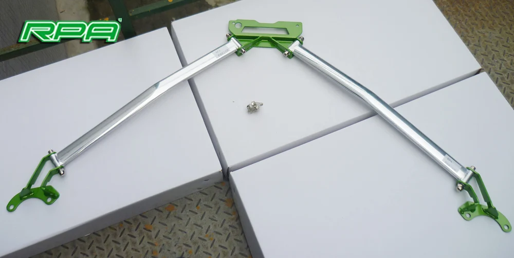 Aluminum Front Engine Strut Bar Tower Brace 3 Point Fit For 06-11 Honda ...