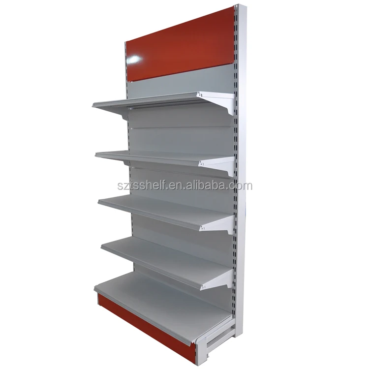 Best-quality Plan Back Panel Supermarket Shelf & Shelving Display Racks ...