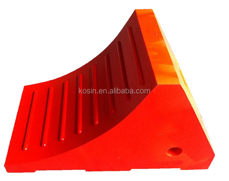 KOSIN Urethane PU Foam Wheel Chock - Heavy Duty & Universal