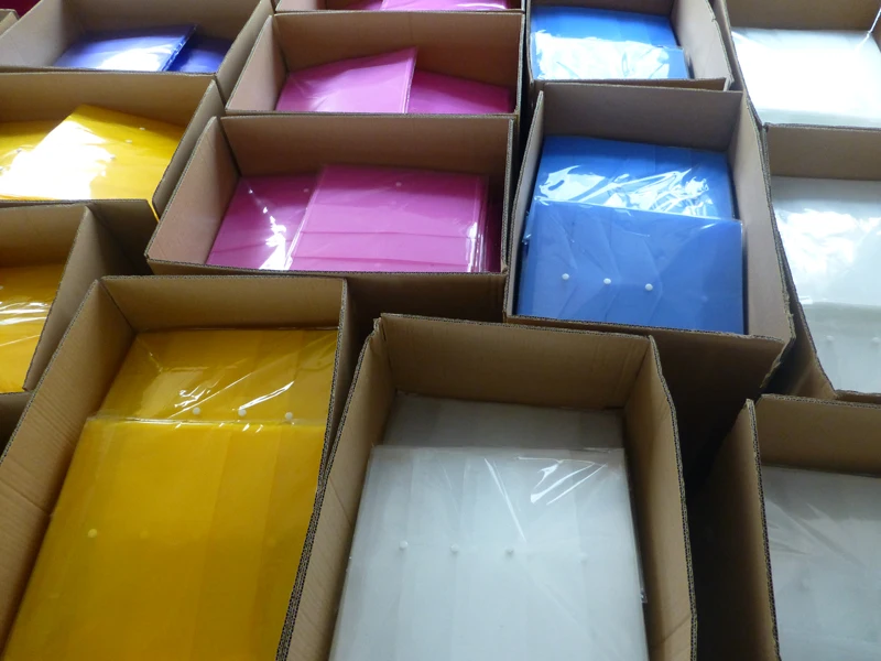 A4 Size Pp Pvc Translucent Envelope With Snap Button Waterproof Clear ...